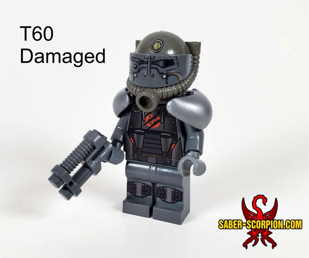 PRINTED Minifig: Post-Apoc Power Armor – Saber-Scorpion's Lair – Custom ...