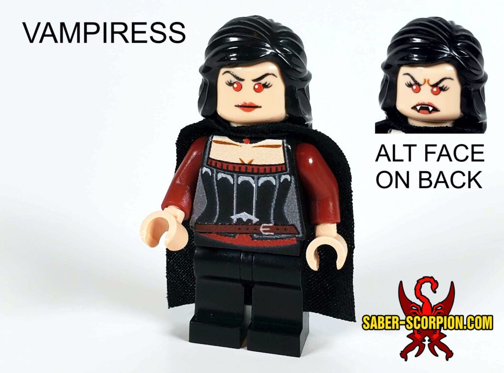 PRINTED Minifig: Fantasy Elder Series Vampiress – Saber-Scorpion's Lair ...