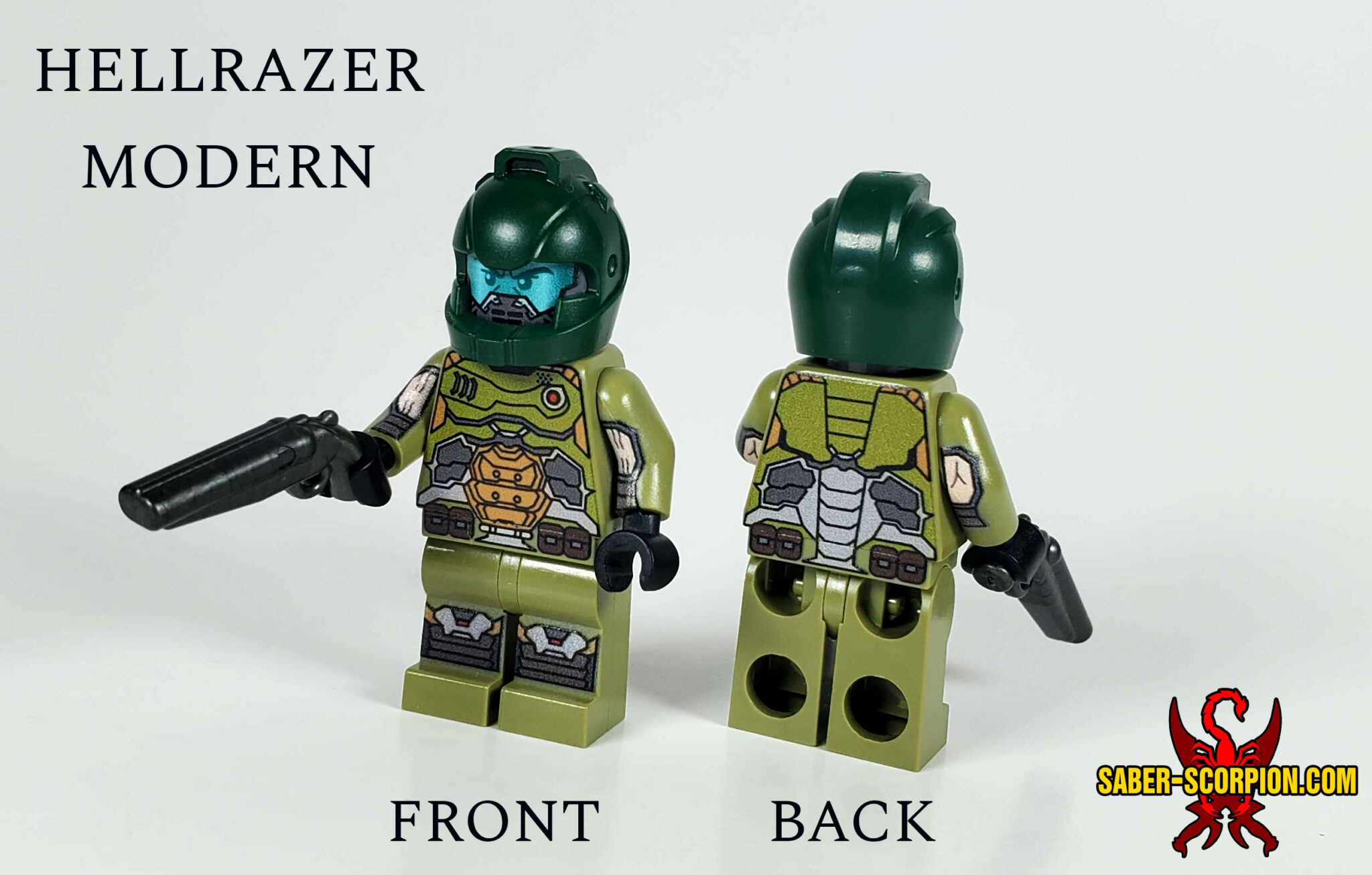 PRINTED Minifig: Hellrazer Marine Modern – Saber-Scorpion's Lair ...