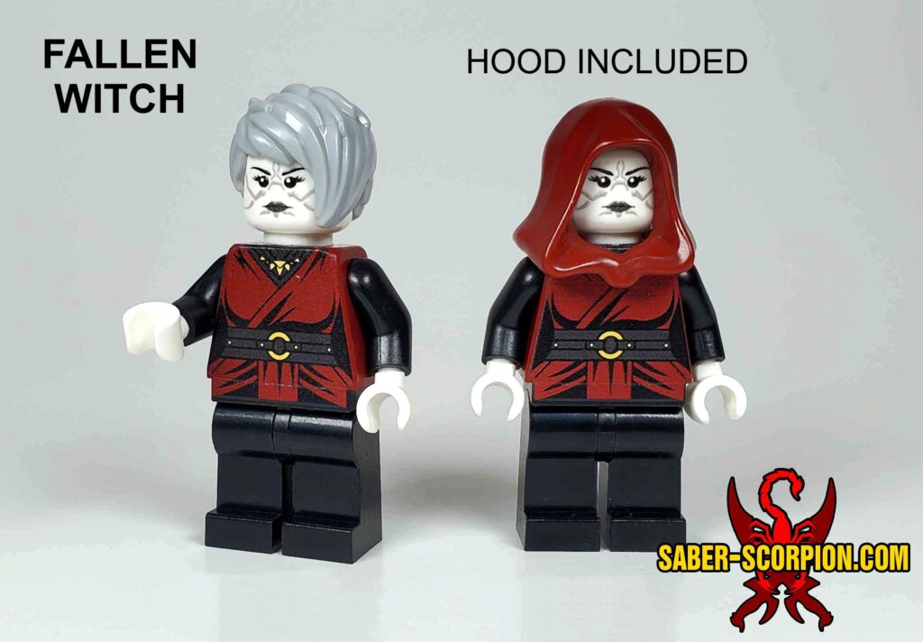 PRINTED Minifig: Space Wars Fallen Witch – Saber-Scorpion's Lair ...