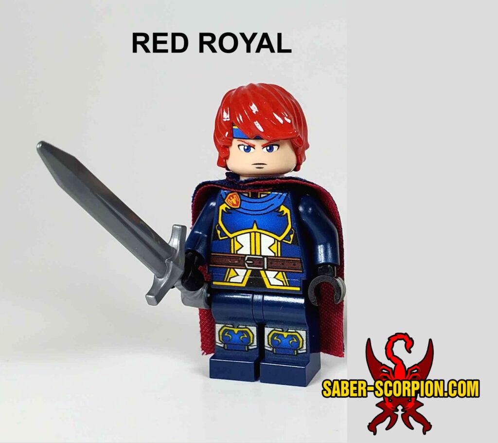PRINTED Minifig: Anime Adventurer Red Royal – Saber-Scorpion's Lair ...