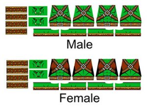 Stickers: Fantasy Warcaster Orc Grunts – Saber-Scorpion's Lair – Custom ...