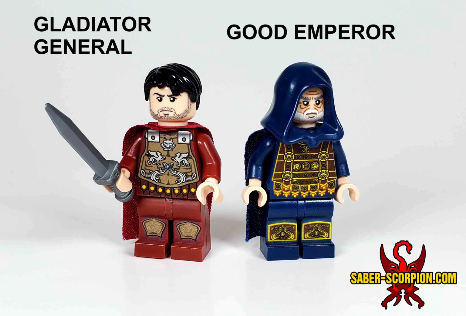 PRINTED Minifig: Gladiator General and Good Emperor – Saber-Scorpion's ...