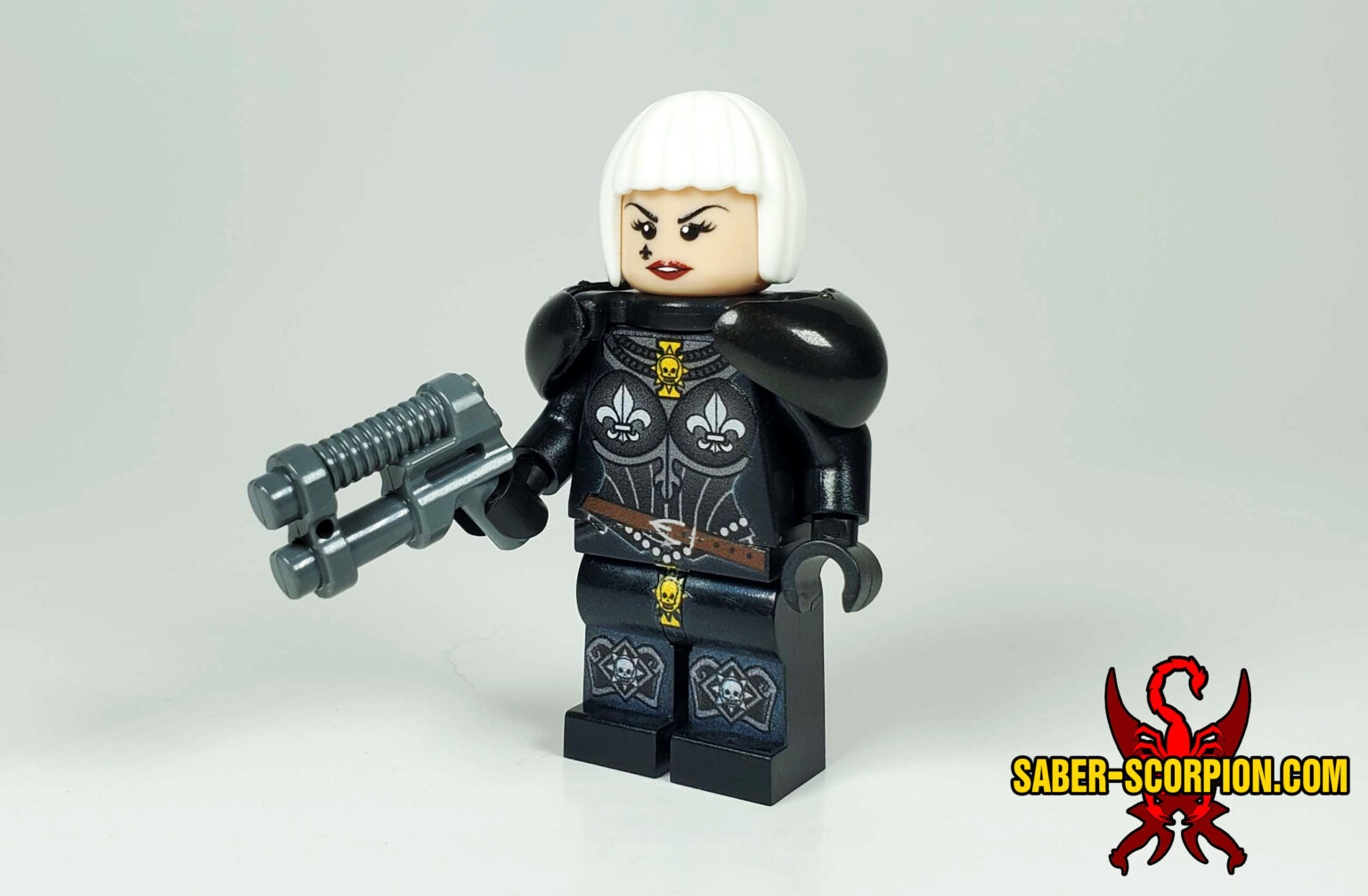 PRINTED Minifig: Dark Future Space Marine Sister – Saber-Scorpion's ...