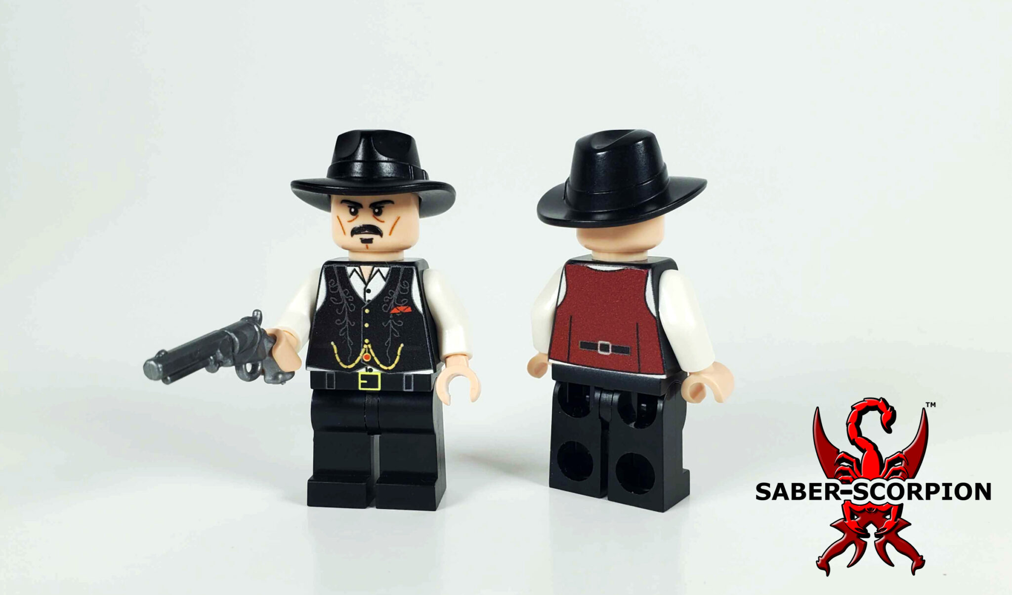 PRINTED Minifig: Wild West Outlaw Gang Boss – Saber-Scorpion's Lair ...