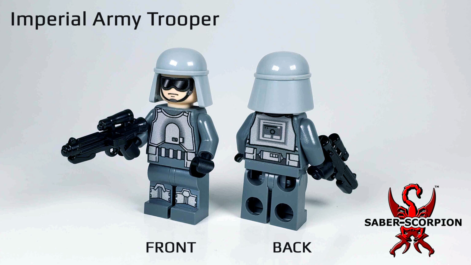 PRINTED Minifig: Space Wars Imperial Army Trooper – Saber-Scorpion's ...