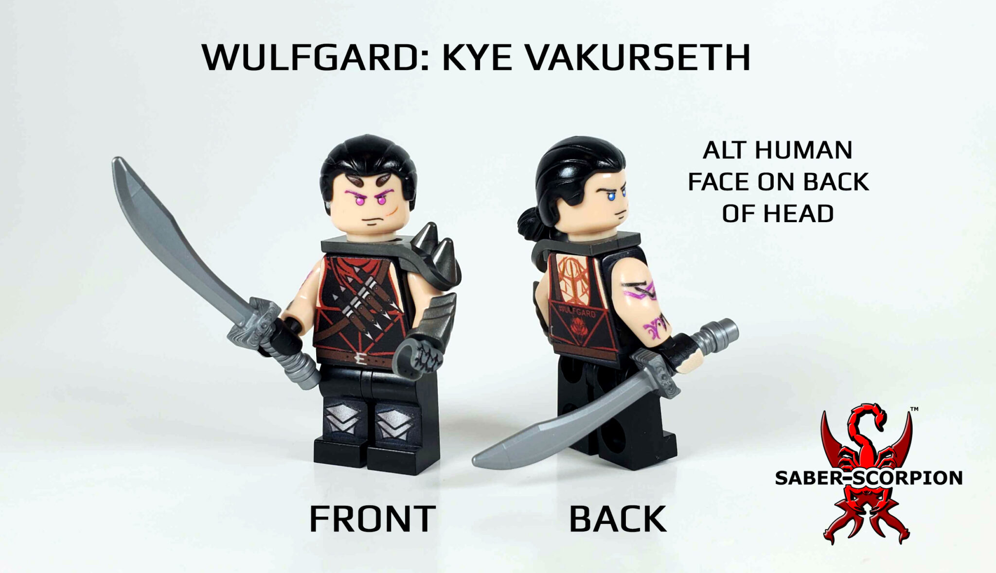 PRINTED Minifig: Wulfgard Kye Vakurseth – Saber-Scorpion's Lair ...